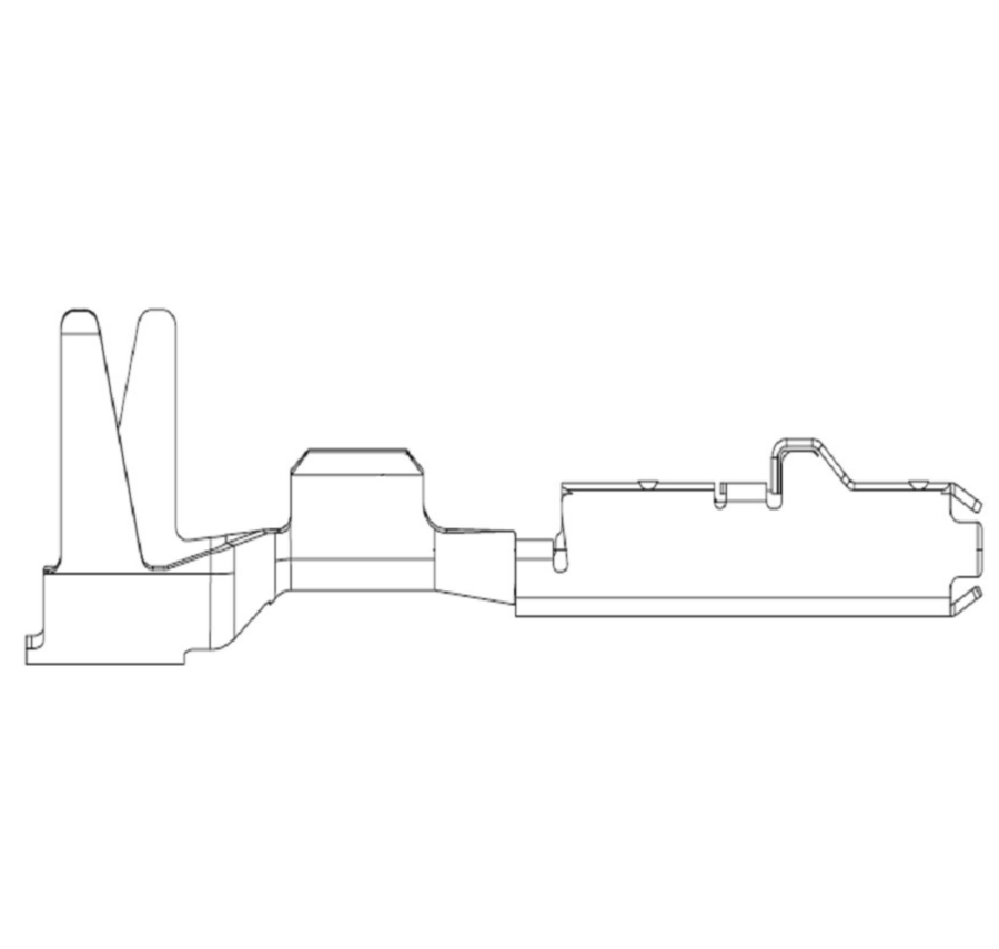 Terminal żeński Bosch 1928499259 Matrix 1.2 CB SWS 0,35–0,5 mm² Sn ...